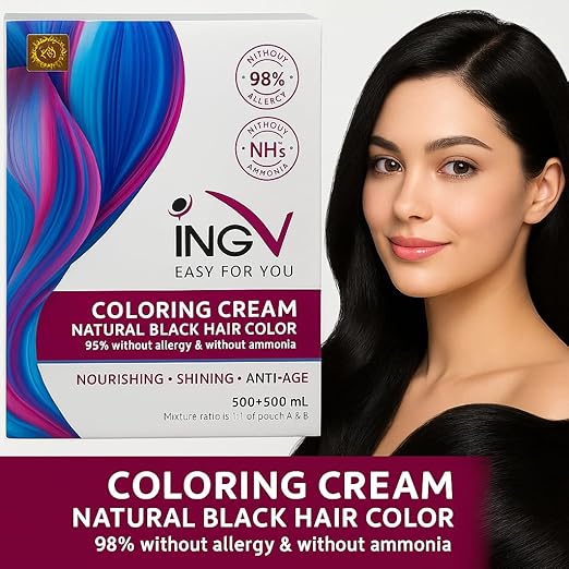 ING-V Hair Colour - 100% Allergy Free - 1000ml – Ministry of Skin